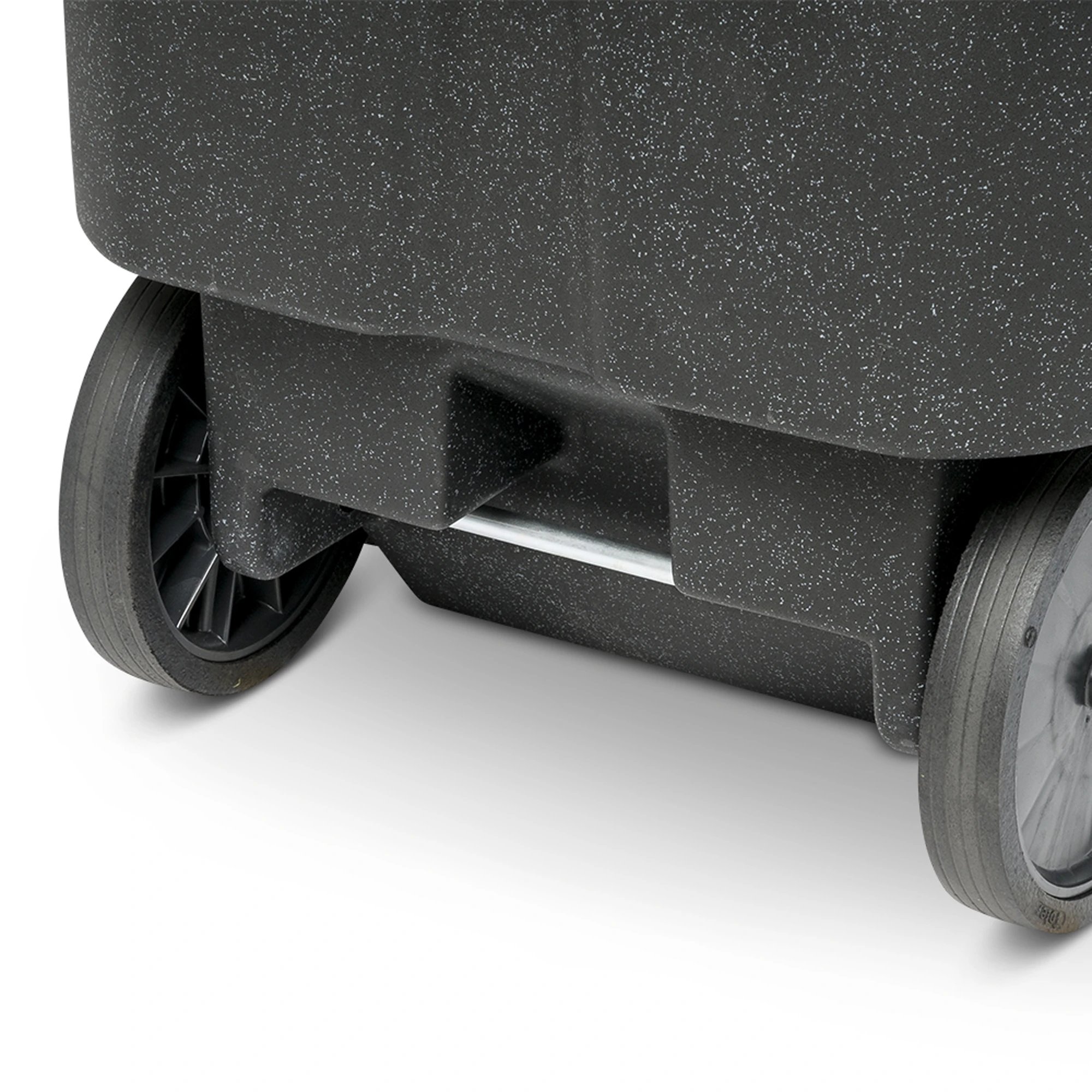 Toter® 96 Gal. Trash Can with Smooth Wheels and Lid, Blackstone ...