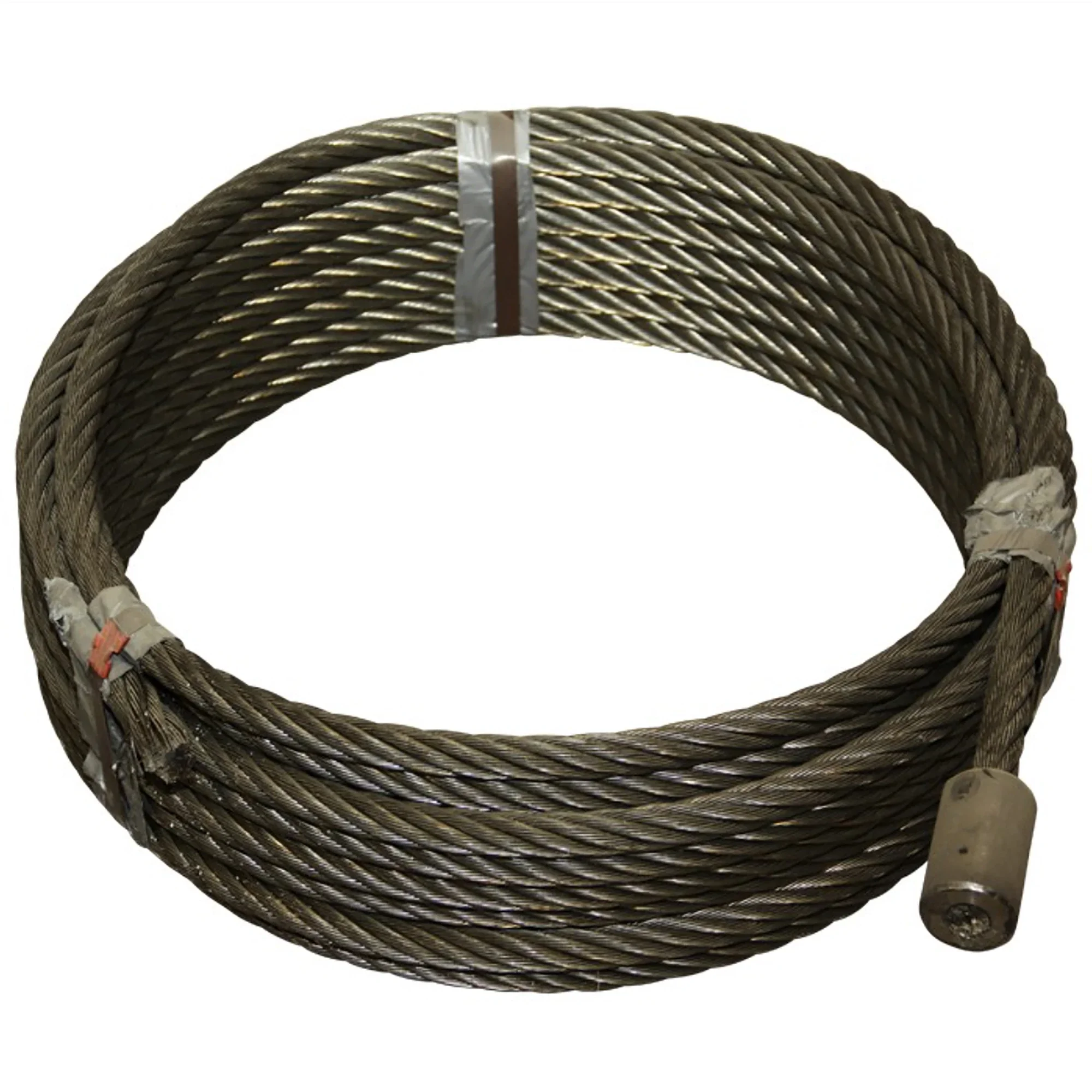 Galbreath™ 7/8" x 80' Roll Off Cable and Button | Wastebuilt.com