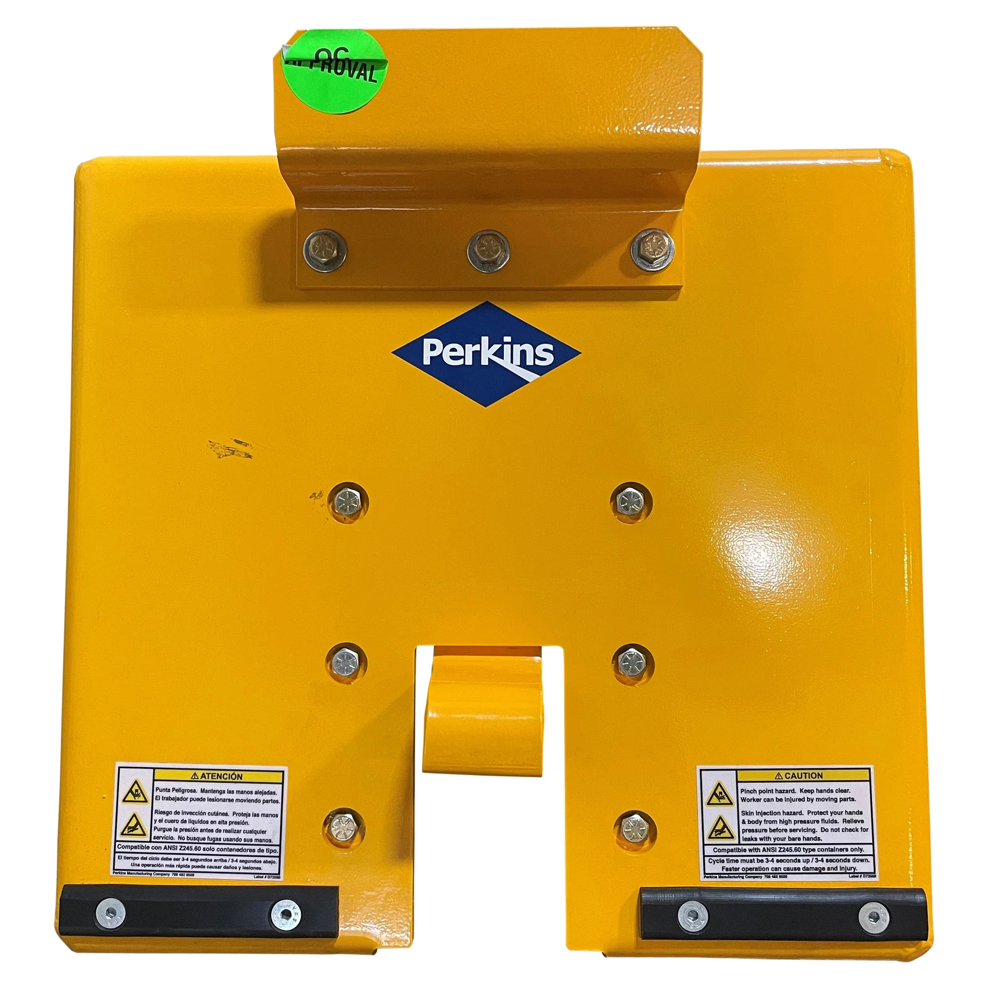 Perkins Steel Cart Tipper, SSPIII-B, LTC | Wastebuilt.com