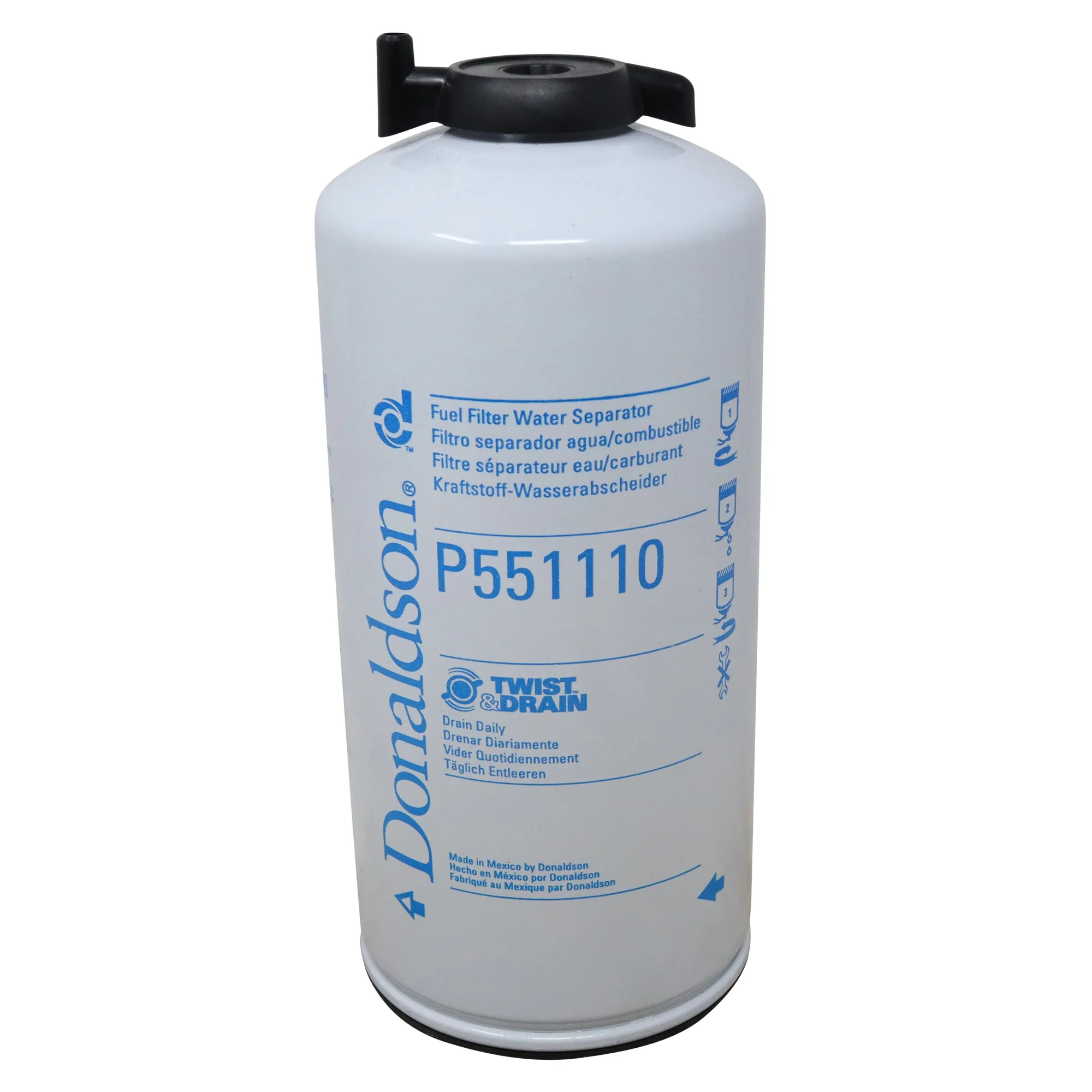 Donaldson Fuel Filter, Water Separator Spin-On Twist and Drain ...