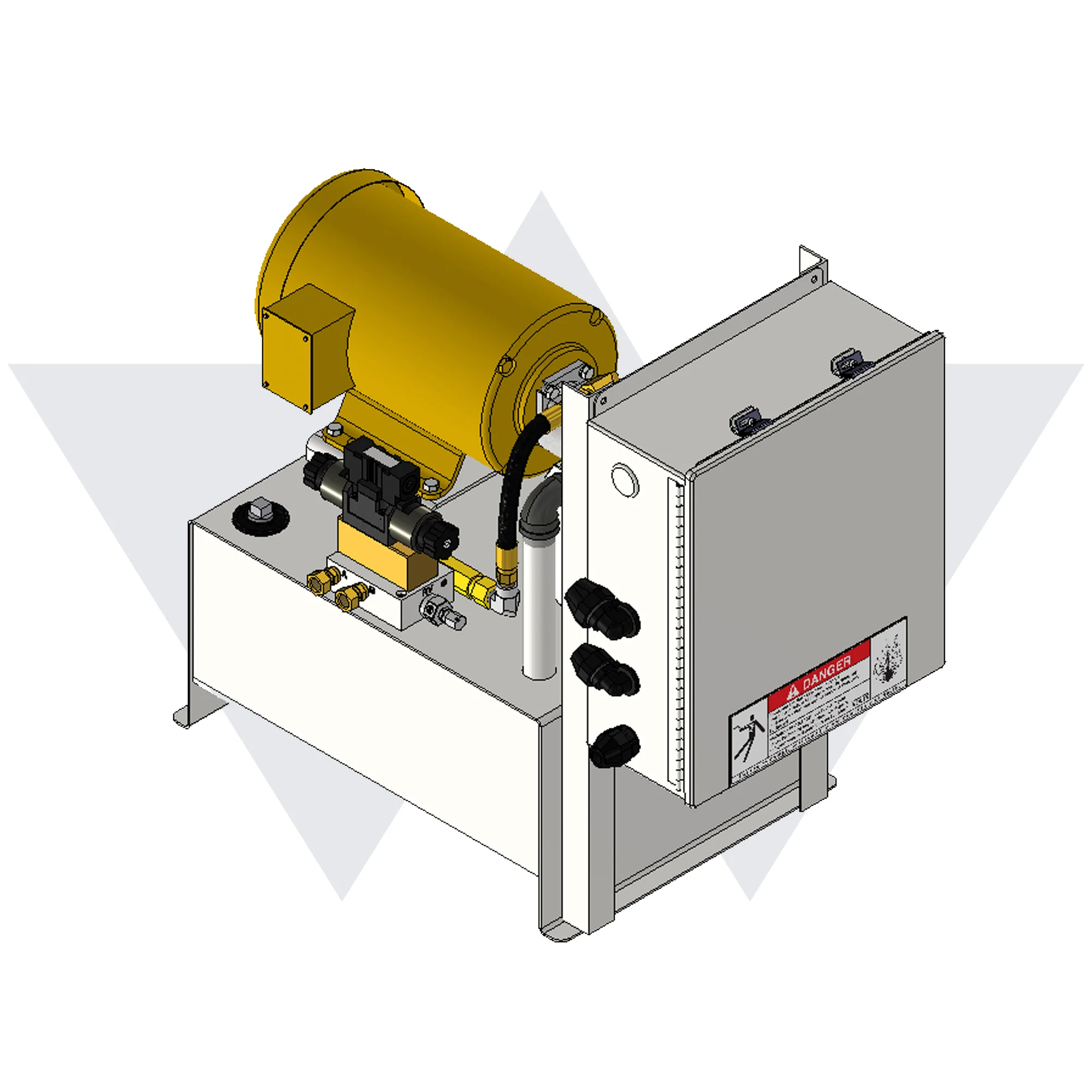 Wastequip® 3HP Single Phase Power Unit | Wastebuilt.com