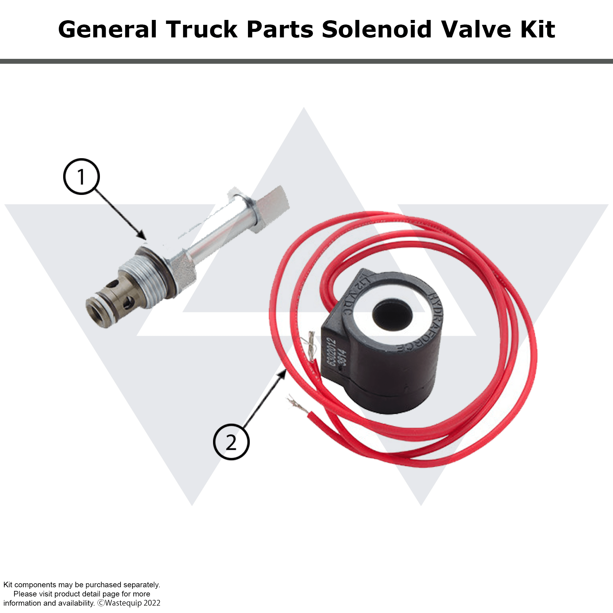 Wastebuilt® Replacement for General Truck Parts Solenoid Assembly ...