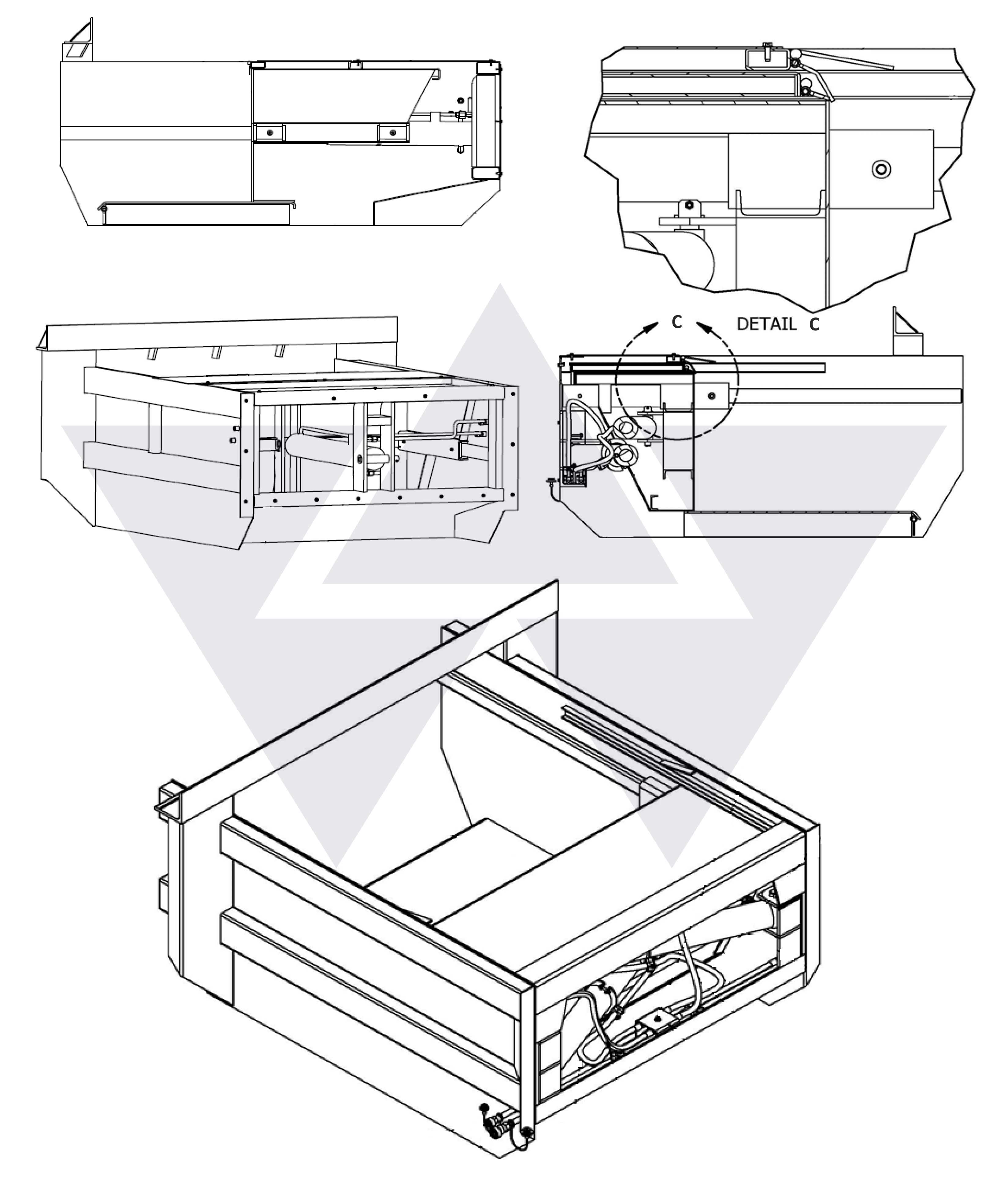 265XP and 265IP Compactor Head Parts | Wastebuilt.com