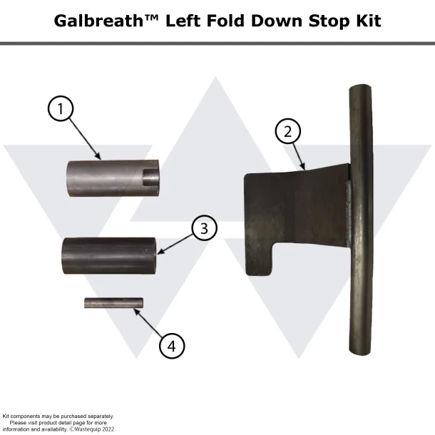 Galbreath™ Short Stop Assembly Left Hand | Wastebuilt.com