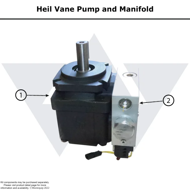 Wastebuilt® Replacement for Heil Vane Pump & Manifold | Wastebuilt.com