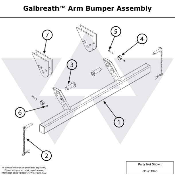 Galbreath™ Fold-Up Bumper | Wastebuilt.com