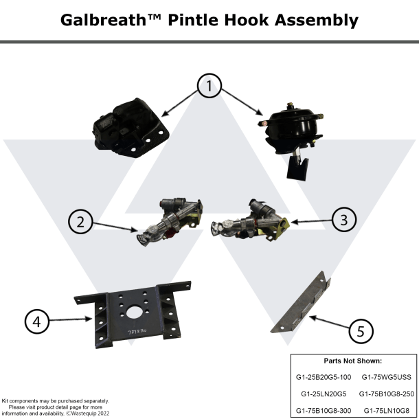 Galbreath™ Pintle Hook Assembly | Wastebuilt.com